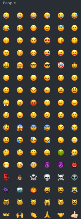 Missing emoticons · Issue #4892 · telegramdesktop/tdesktop · GitHub