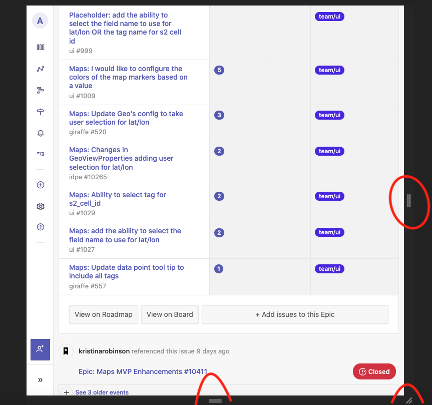 LargeDraggableResizer component looks like a scroll bar · Issue #615 · influxdata/clockface · GitHub