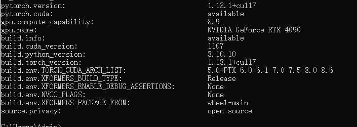 How to setup TORCH_CUDA_ARCH_LIST in windows10 · Issue #672 · facebookresearch/xformers · GitHub