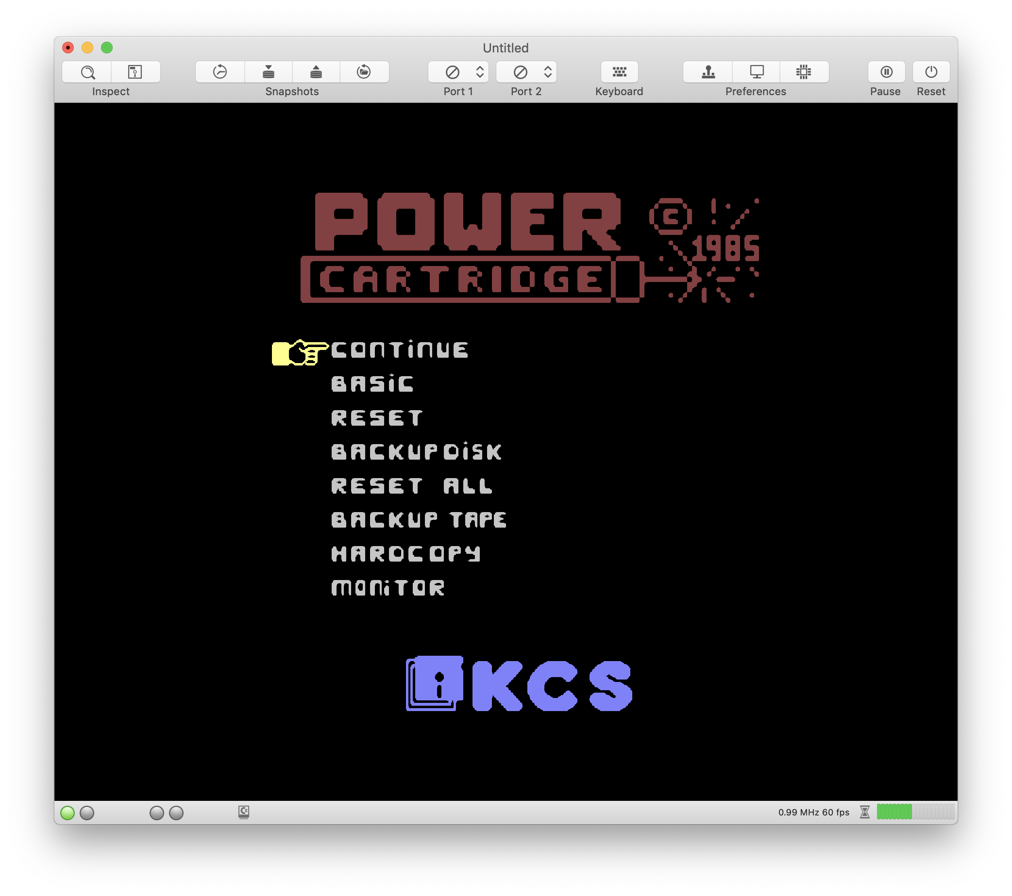 Power Cartridge K.C.S. support · Issue #446 · dirkwhoffmann/virtualc64 ...