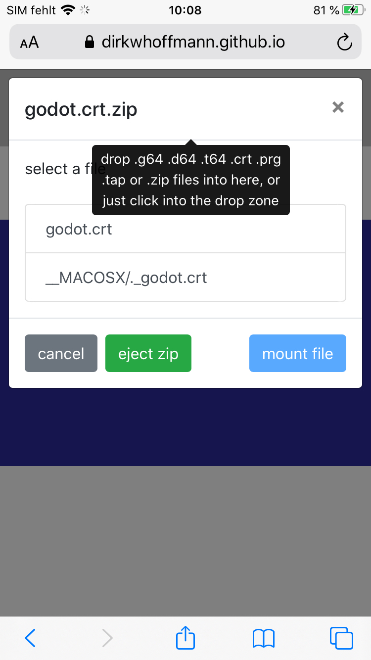 PageFox cartridges not supported · Issue #533 · dirkwhoffmann/virtualc64 · GitHub