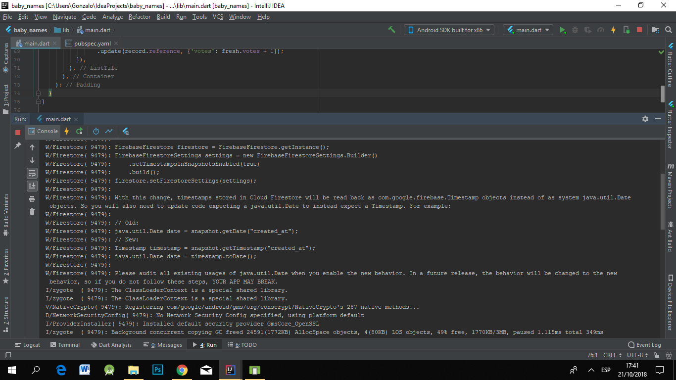 baby_names · Issue #23354 · flutter/flutter · GitHub