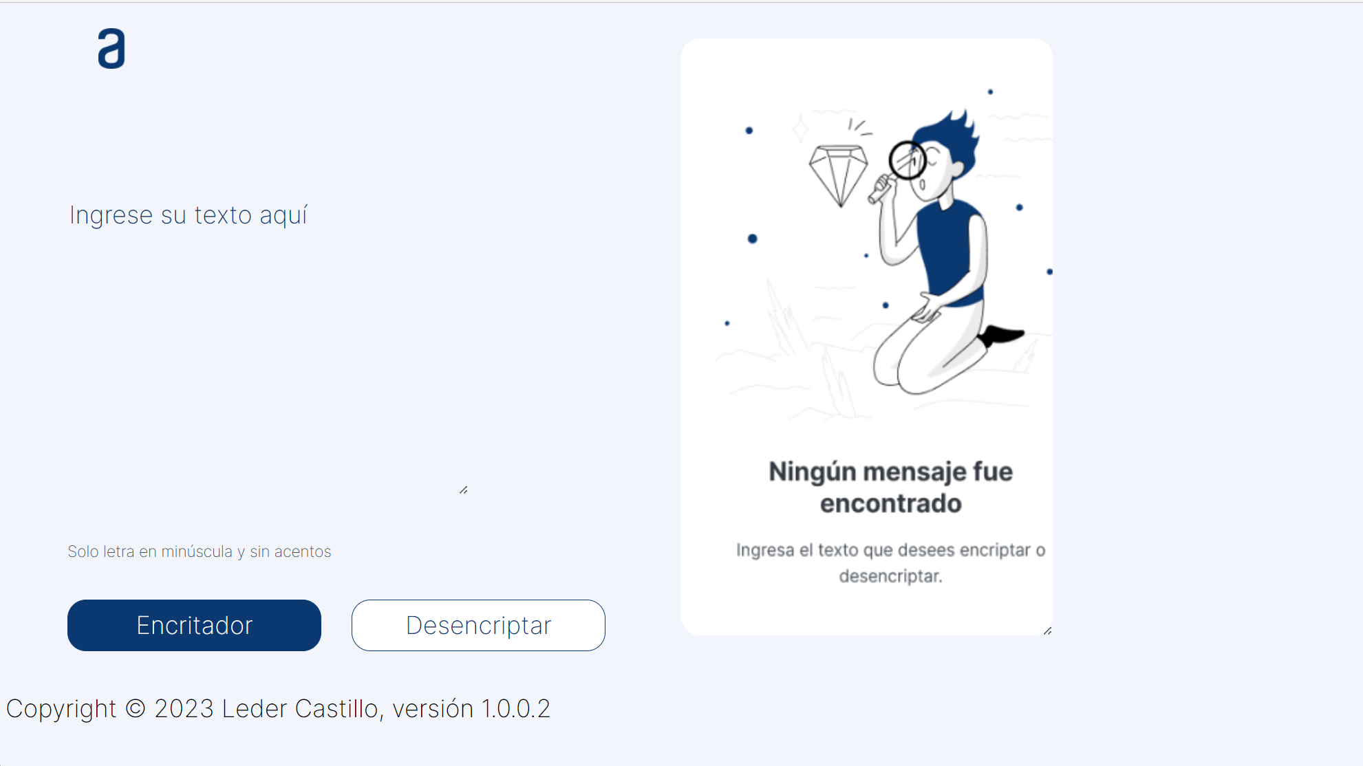GitHub - Lederdevs/Encriptador_de_mensajes: Encriptador de mensajes de texto, construido con la ...