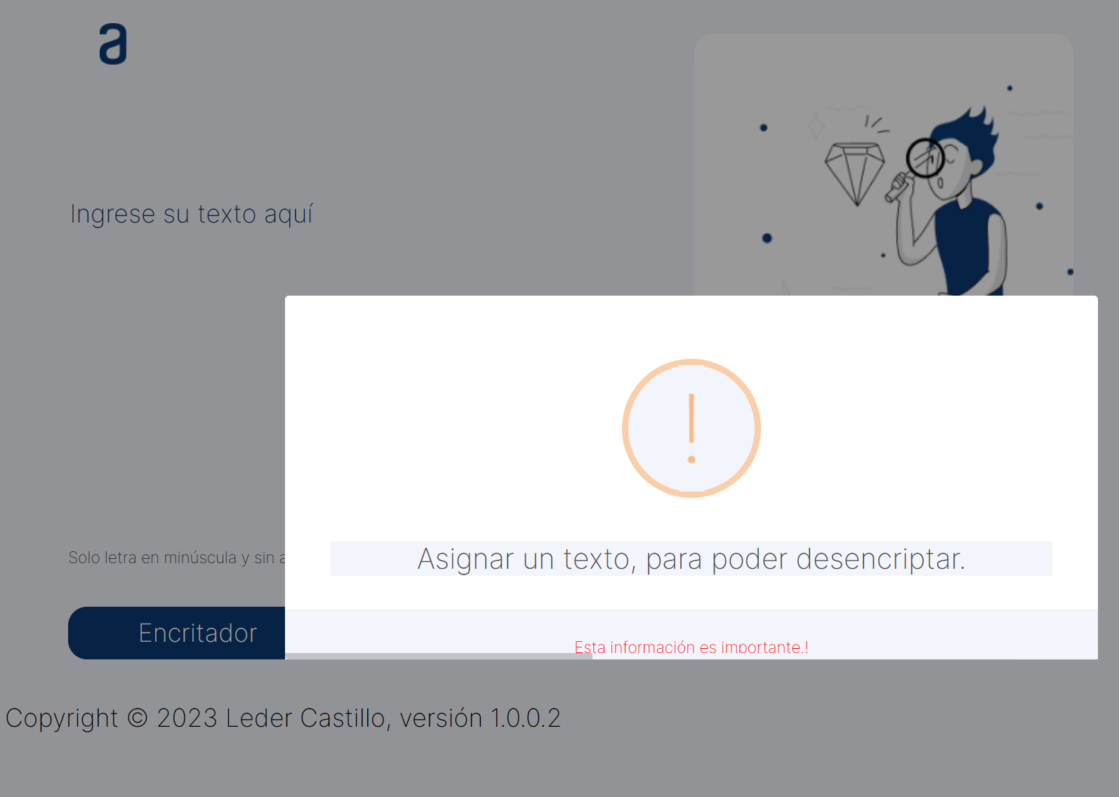 GitHub - Lederdevs/Encriptador_de_mensajes: Encriptador de mensajes de texto, construido con la ...