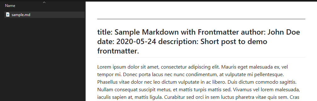 Handle Markdown Frontmatter in File Explorer Preview · Issue #3657 · microsoft/PowerToys · GitHub
