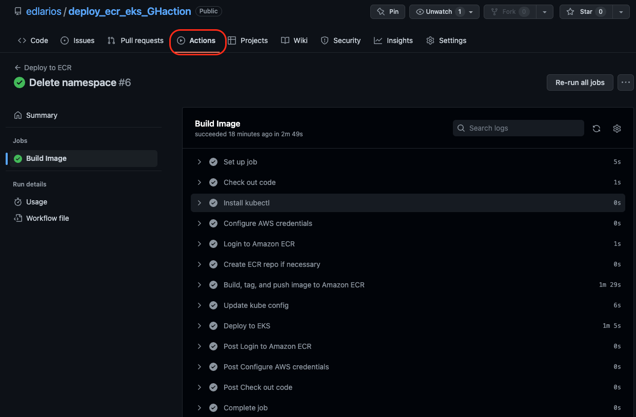 GitHub - edlarios/deploy_ecr_eks_GHaction: Deploy image on EKS