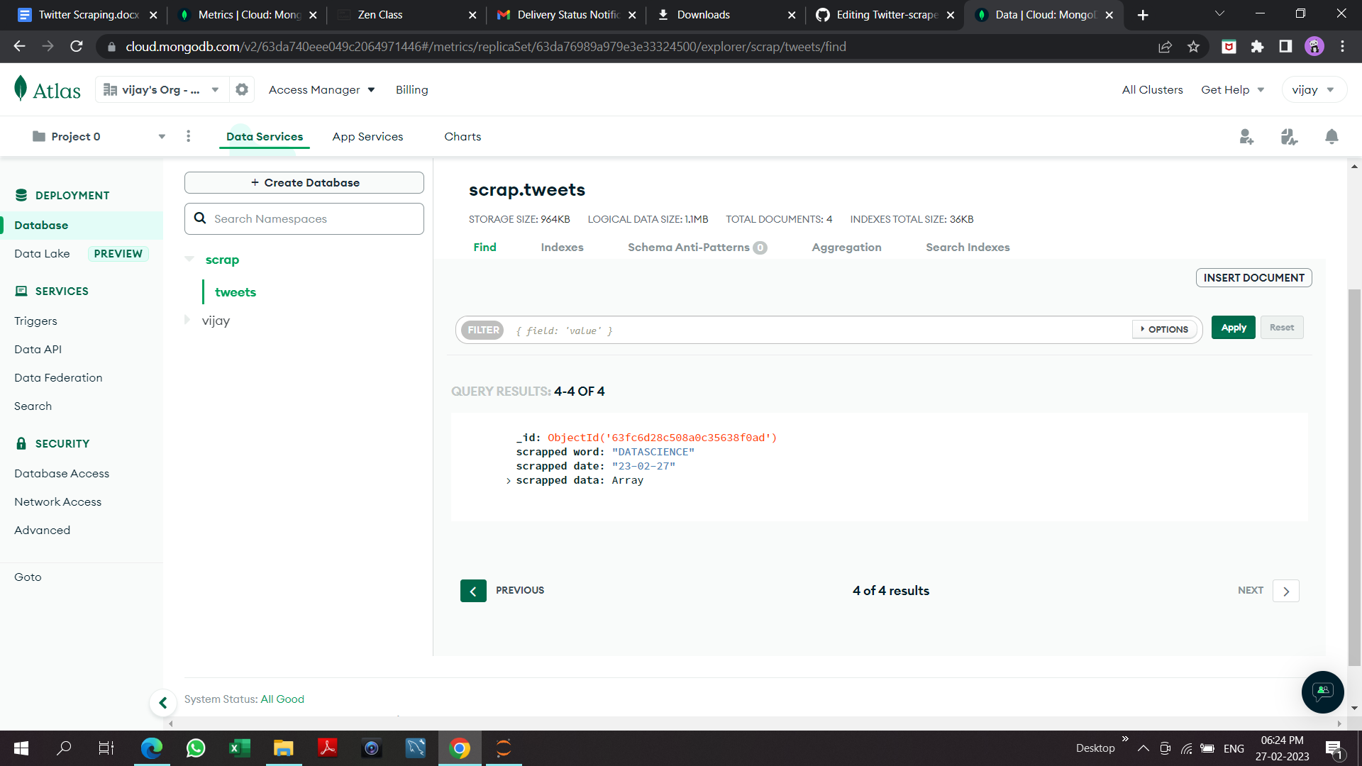 GitHub - Vijayv451/Twitter-scrape-using-streamlit: Scrapping the Twitter data using Twitter hashtag