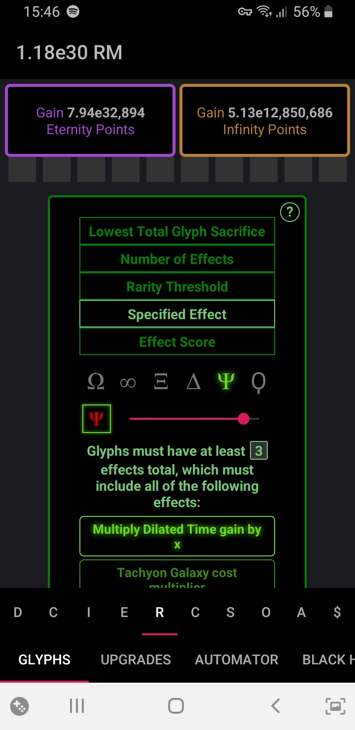 (M: Cel 2+) Glyph Filter: Specified Effect offline-reset · Issue #534 · antimatter-dimensions ...
