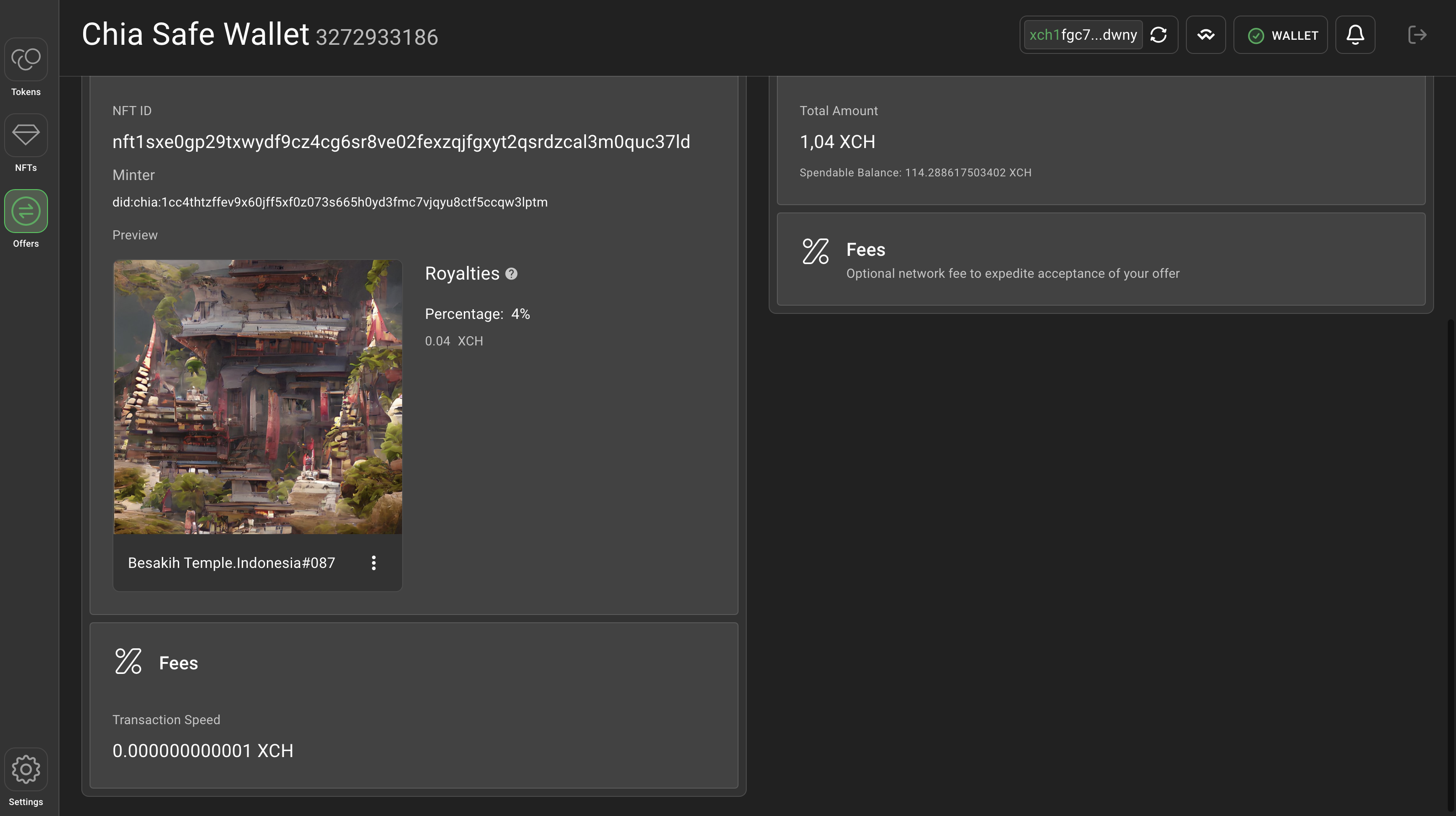 [Bug] My NFT is not showing up on the dashboard · Issue #1496 · Chia-Network/chia-blockchain-gui ...