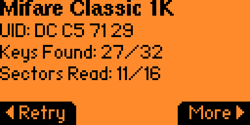 [NFC] Fail to fully read a mifare classic 1k card with valid keys in user dictionary · Issue ...