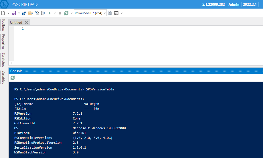 PSScriptPad: Object reference not set to an instance of an object. · Issue #35 · ironmansoftware ...