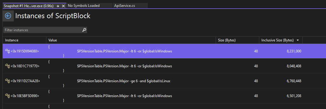Ever Increasing Memory Usage in PowerShell Universal · Issue #518 ...