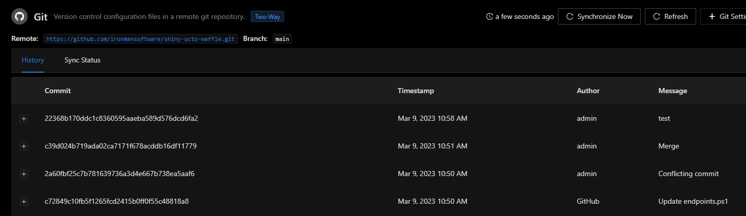 Edit mode pauses Git Sync · Issue #2007 · ironmansoftware/powershell-universal · GitHub