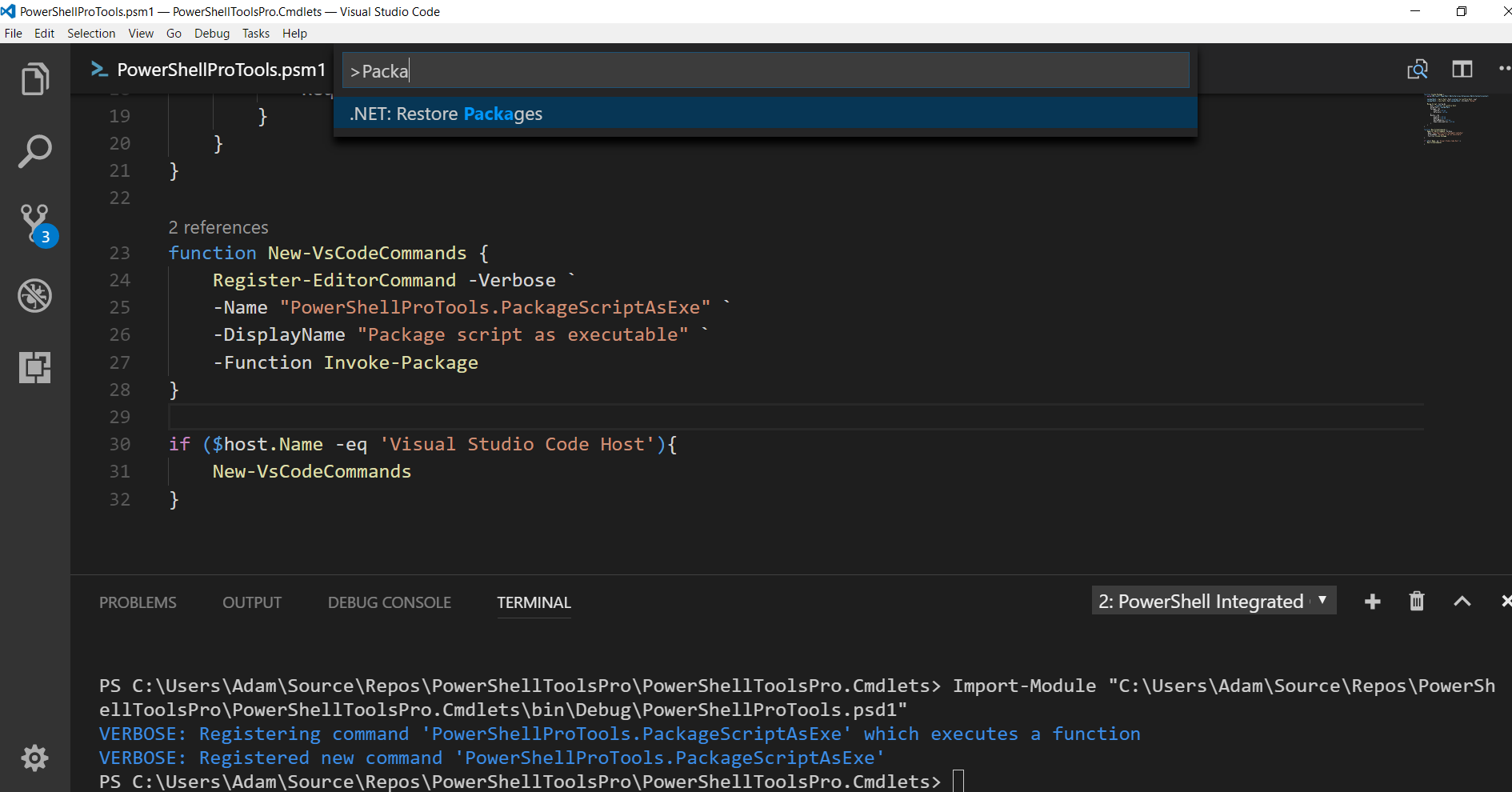 Register-EditorCommand doesn't seem to be registering my command · Issue #995 · PowerShell ...