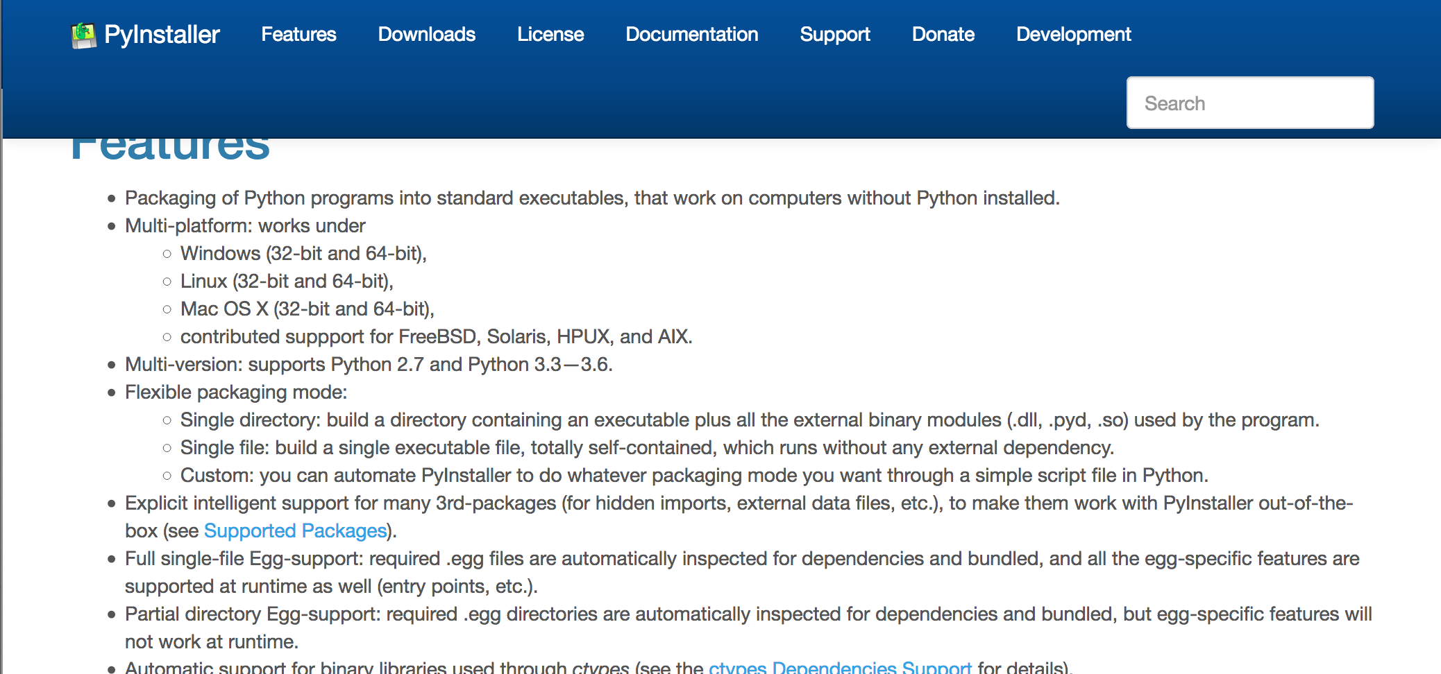pyinstaller.org template chops off the top of pages for non-wide browser windows · Issue #3762 ...