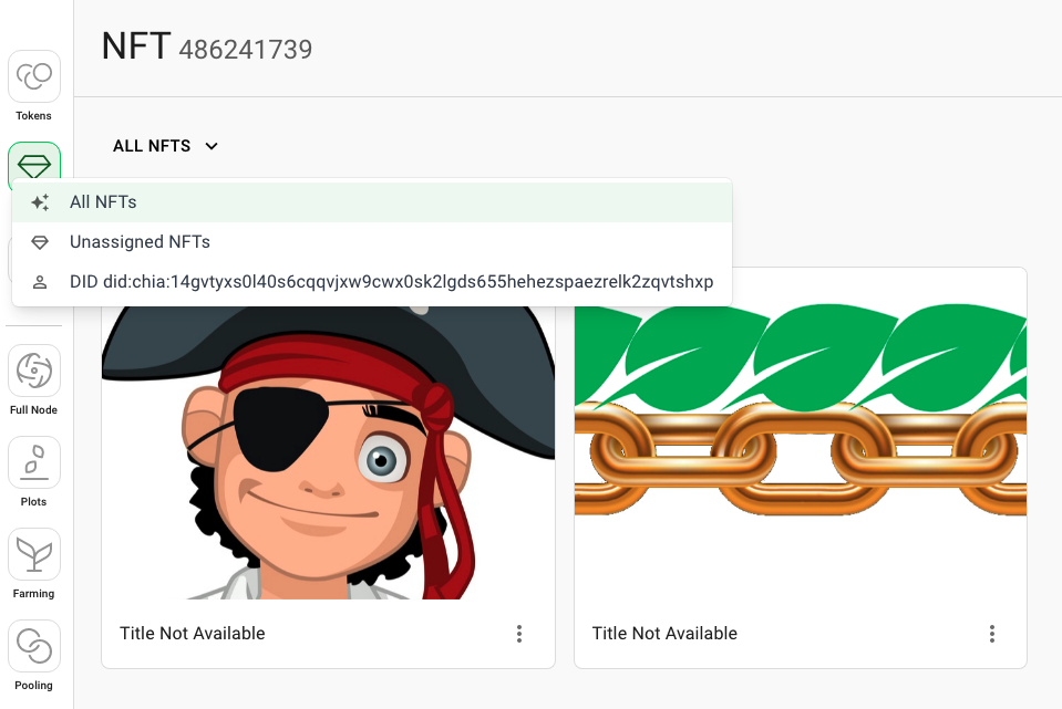 Bug Cannot See Some Nfts In Gui · Issue 1494 · Chia Networkchia Blockchain Gui · Github