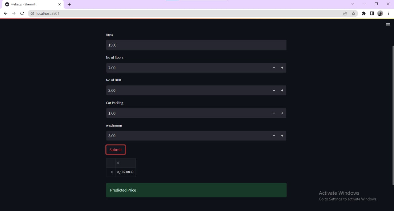 GitHub - Prajwall24/House-price-prediction: Predicted the house price ...