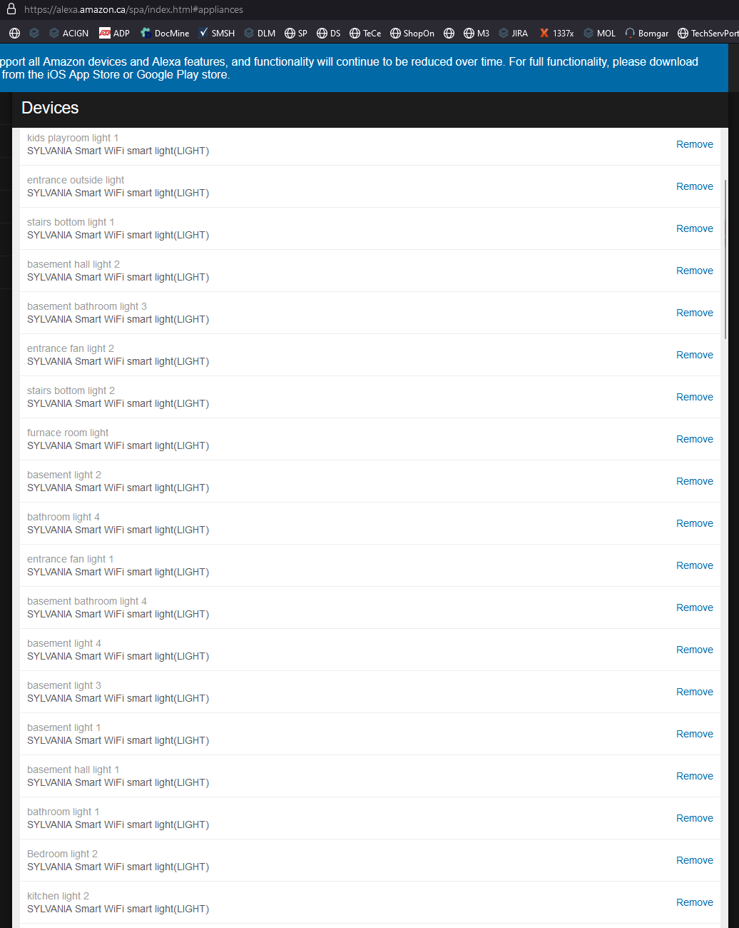Sylvania Smart+ Wifi bulbs not supported · Issue #1879 · alandtse/alexa_media_player · GitHub