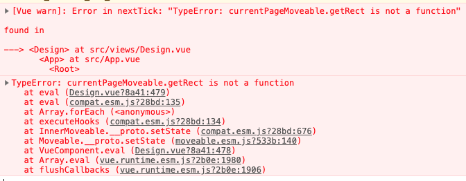 getRect is not a function · Issue #191 · daybrush/moveable · GitHub