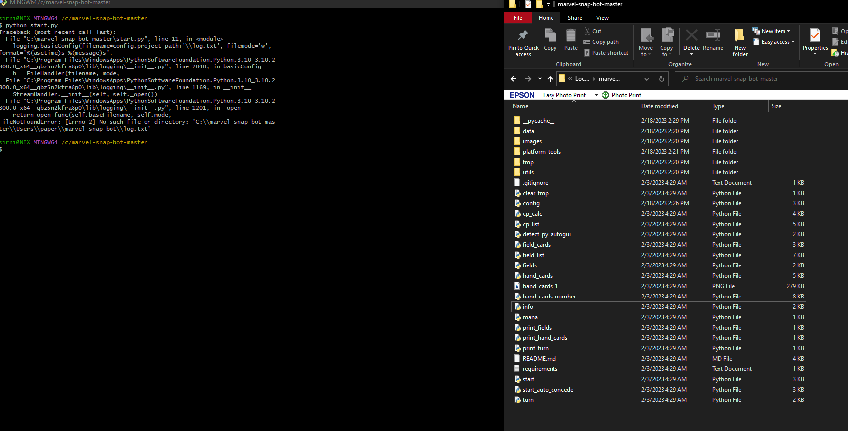 Help with installation guide · AdriaGual marvel-snap-bot · Discussion #74 · GitHub
