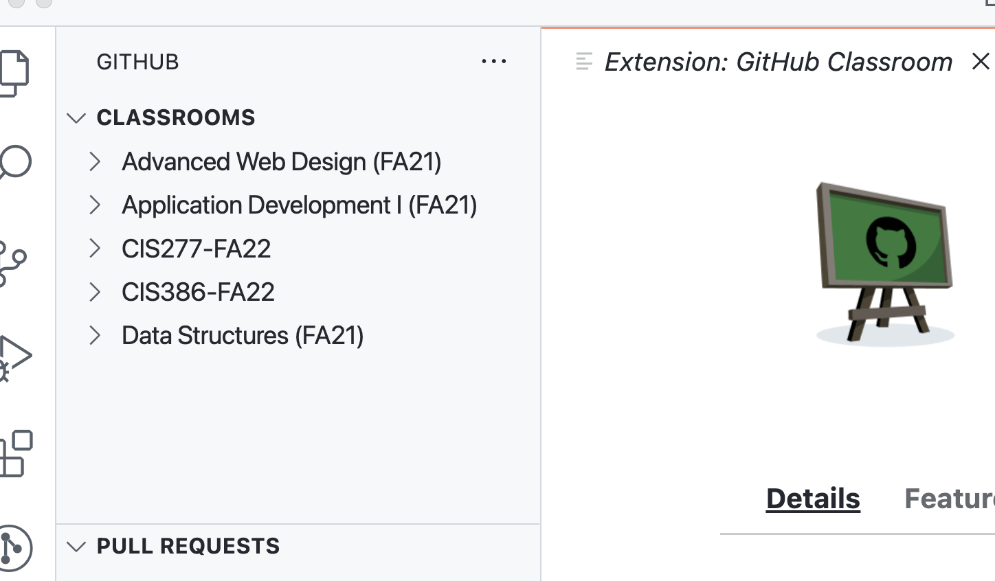 VSCode Extension Classrooms List is Old · community · Discussion #45247 · GitHub