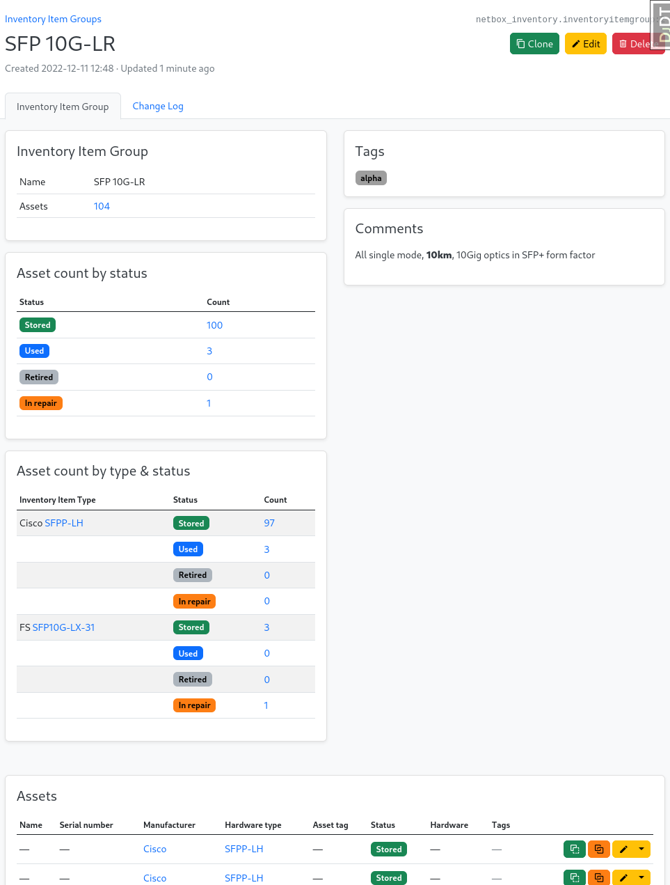 Create New Model For Inventorygroup · Issue 7 · Arnessinetbox Inventory · Github