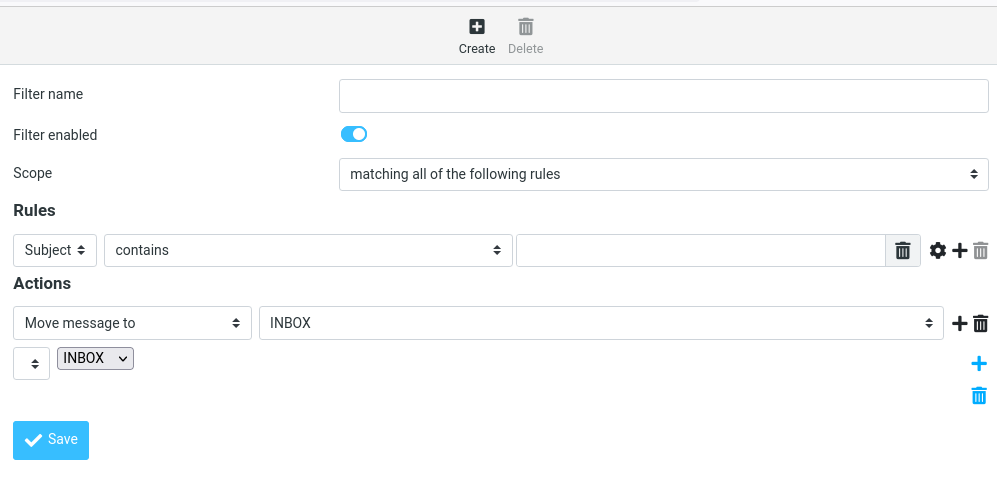 Elastic: UI uglifcation when adding Action row to Sieve Filter · Issue #9139 · roundcube ...