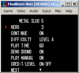 Metal Slug 5 jamma PCB - settings screen · Issue #1135 · finalburnneo/FBNeo · GitHub