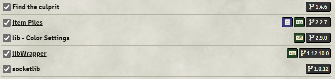 [BUG] - Players can't interact with item pile · Issue #167 · fantasycalendar/FoundryVTT ...