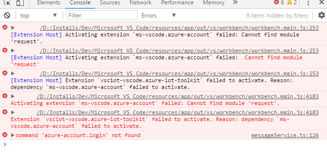 Unable to Sign In · Issue #40 · microsoft/vscode-azure-account · GitHub