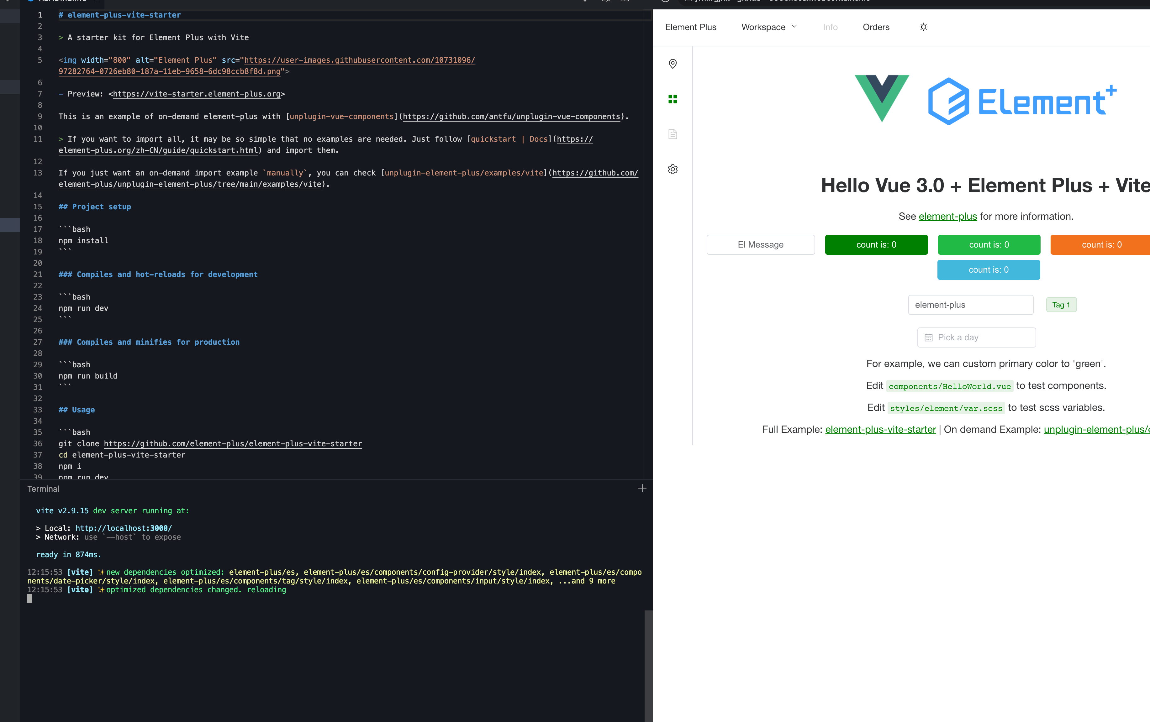 stuck in `Running start command` · Issue #848 · stackblitz/webcontainer-core · GitHub