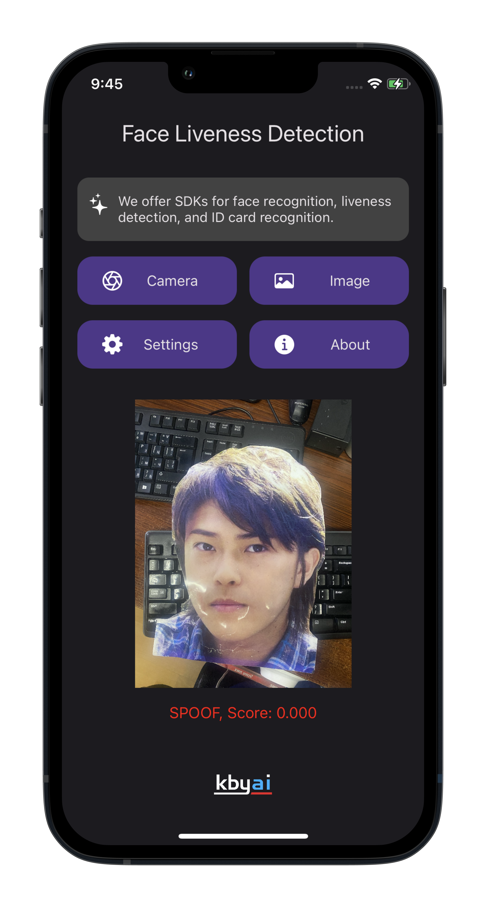 Github Kby Aifacelivenessdetection Ios This Is A Project For 3d Passive Face Liveness