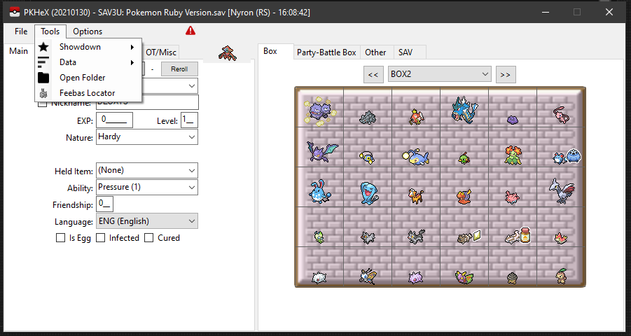 plugin's not loading properly. · Issue #3152 · kwsch/PKHeX · GitHub