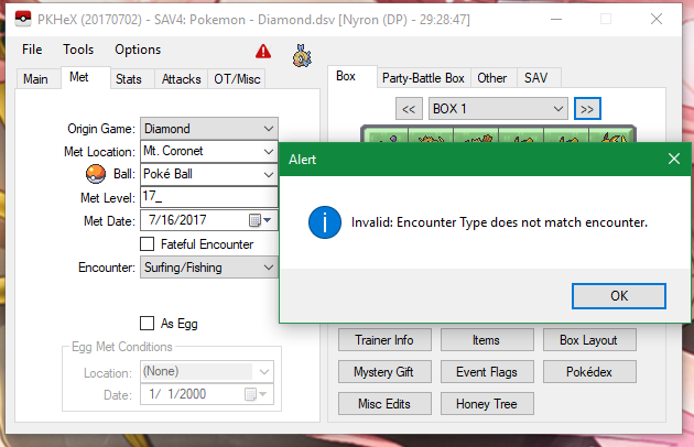 Gen 4 Legality · Issue #1318 · kwsch/PKHeX · GitHub