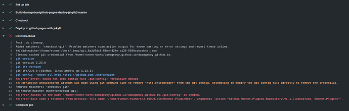 New Failing Step Automatically Added By Github Actions For My Workflow