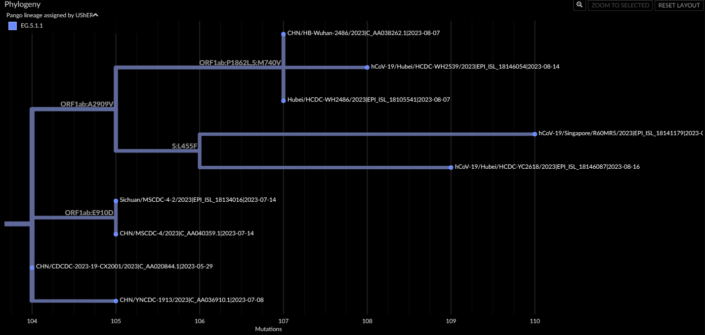 Multiple EG.5.1* Lineages with S:L455F · Issue #537 · sars-cov-2-variants/lineage-proposals · GitHub