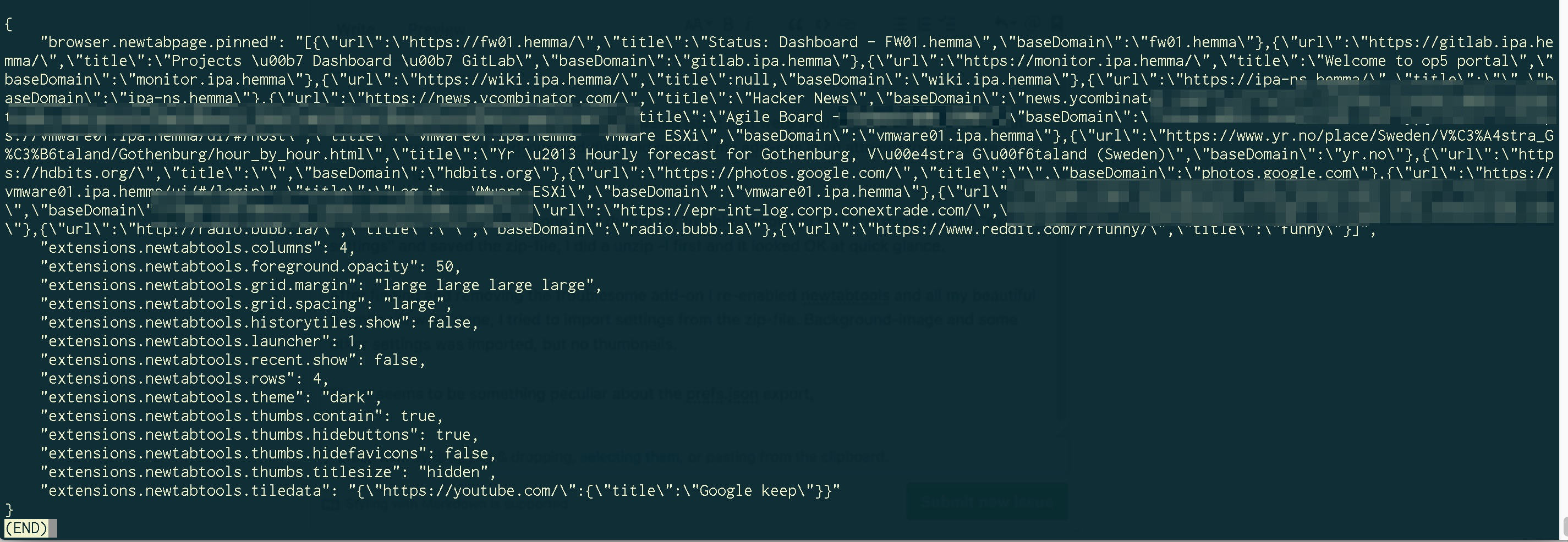 Export/import settings not importing thumbnails · Issue #268 · darktrojan/newtabtools · GitHub