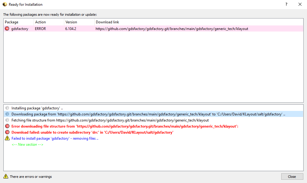 Klayout Gdsfactory Plugin Installation · Issue 1756 · Gdsfactory