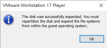 VMware擴充虛擬器硬碟分配空間 · NCU-GS4538-Linux Linux-Community · Discussion #17 · GitHub