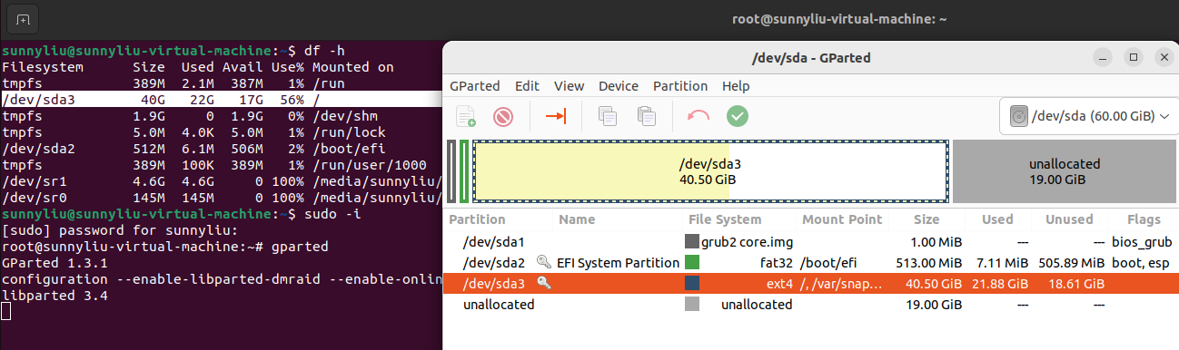 VMware擴充虛擬器硬碟分配空間 · NCU-GS4538-Linux Linux-Community · Discussion #17 · GitHub