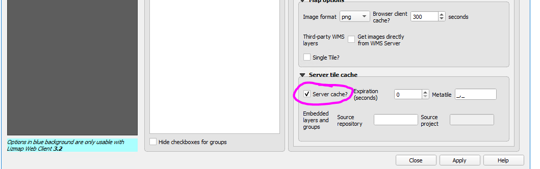Server cache not working on Lizmap QGIS 3.X · Issue #1227 · 3liz/lizmap-web-client · GitHub