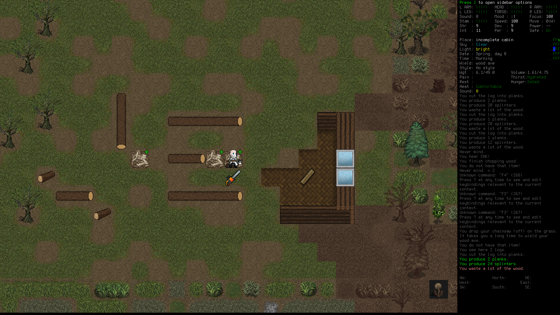 Errors when chopping planks · Issue #3714 · cataclysmbnteam/Cataclysm-BN · GitHub