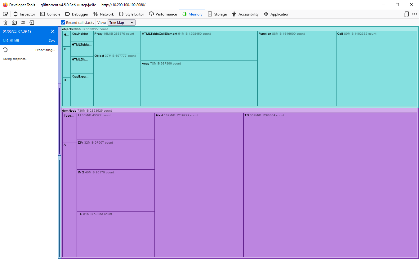 WebUI: periodically starts lose memory · Issue #18353 · qbittorrent/qBittorrent · GitHub