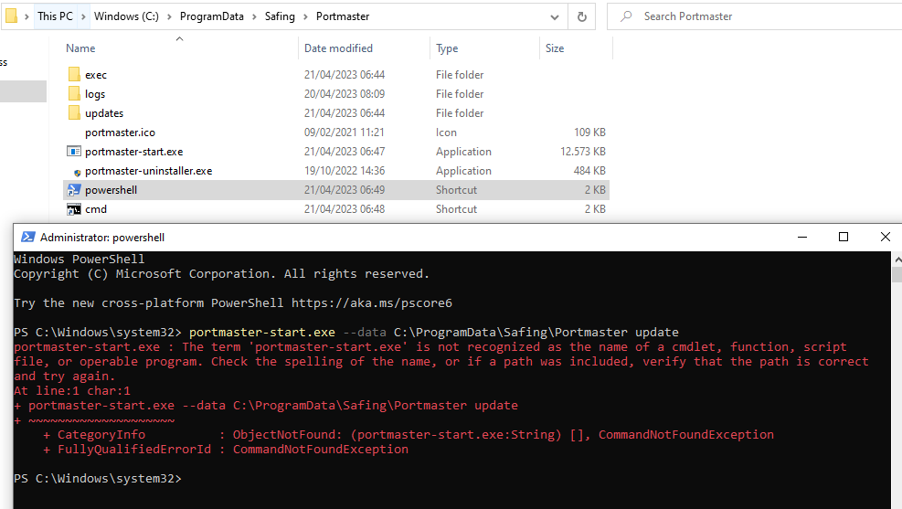 Portmaster Fails to Download Assets During Installation · Issue #1181 ...