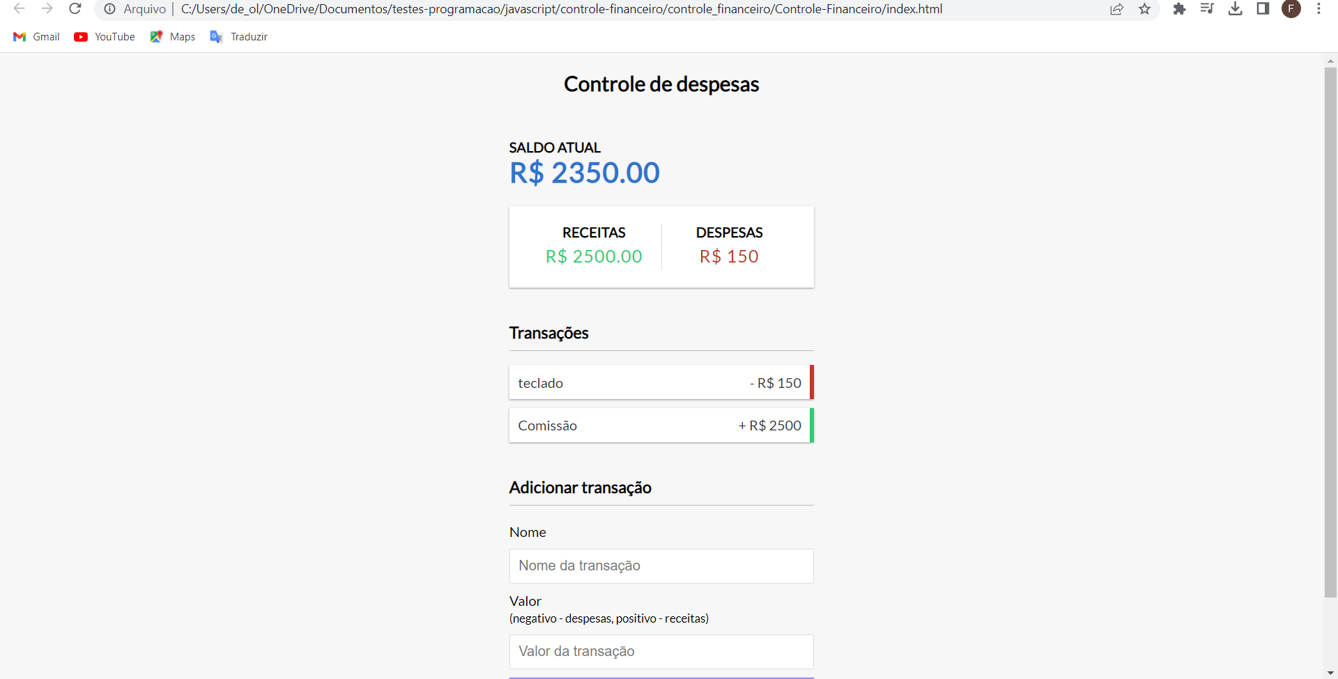 GitHub - FelipeMM0/Controle-Financeiro: Uma plataforma que possibilita ter total controle ...