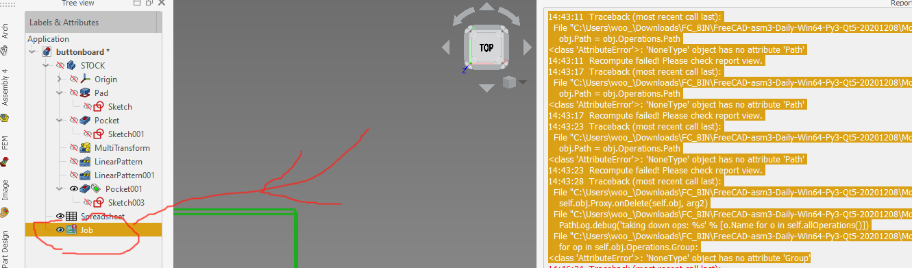 [path] cannot remove a job object from tree · Issue #373 · realthunder/FreeCAD_assembly3 · GitHub