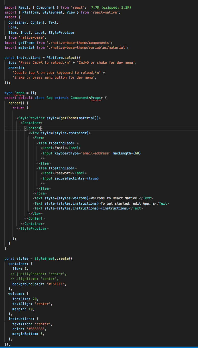 Build in Release Android error Label with floatingLabel · Issue #2276 · GeekyAnts/NativeBase ...