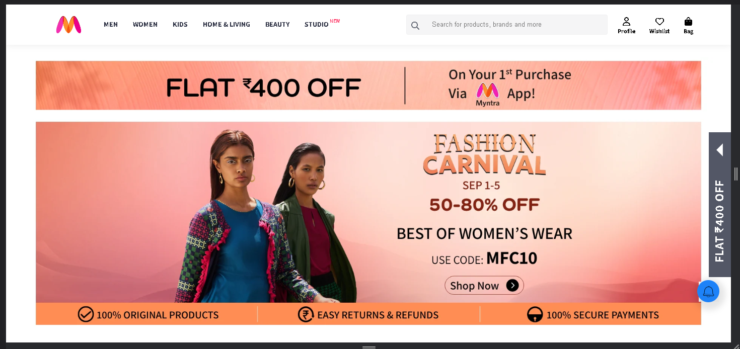 GitHub - namishagurunani/Myntra