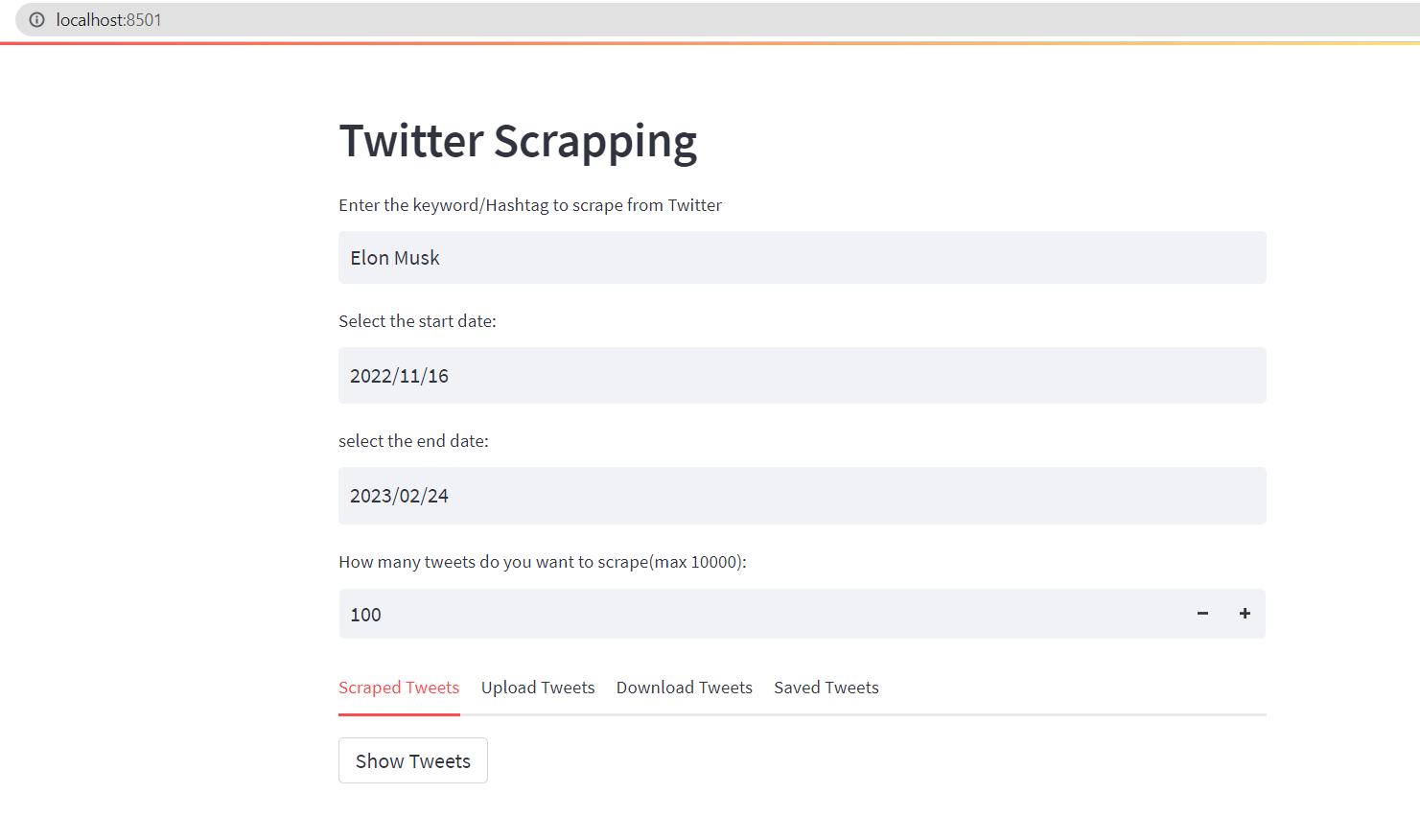 GitHub - MonishaO/Twitter-Scraping-Project: Twitter Scraping by using snsscrape in Mongodb