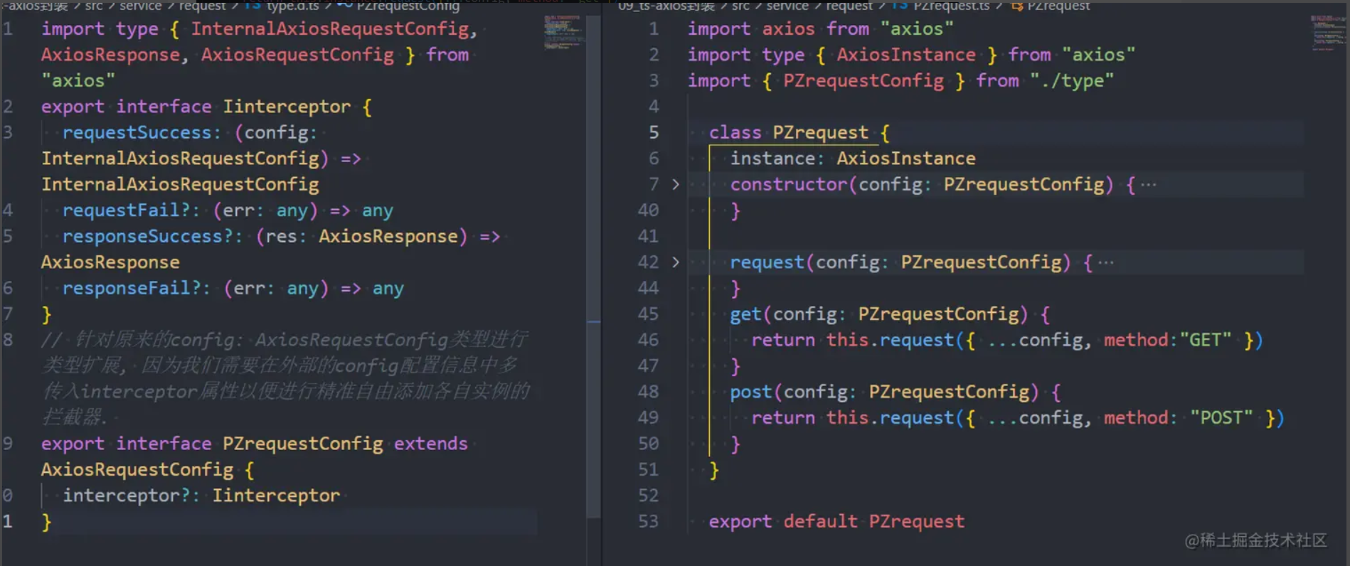 GitHub - coderPanz/PZ_Request: ts网络请求封装